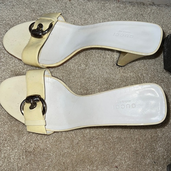 Gucci | Shoes | Gucci Bone Color Heels | Poshmark